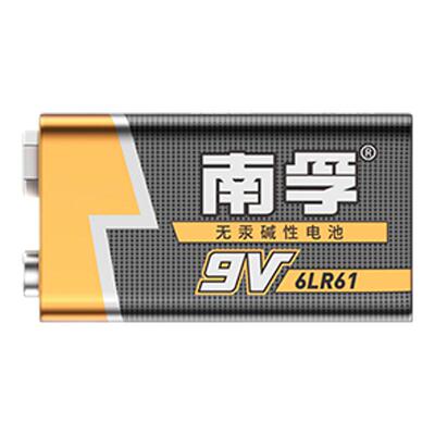 南孚9v电池碱性6f22型方形九伏万用表烟雾报警器叠层方块电池话筒麦克风遥控器干电池官方旗舰店正品[367]