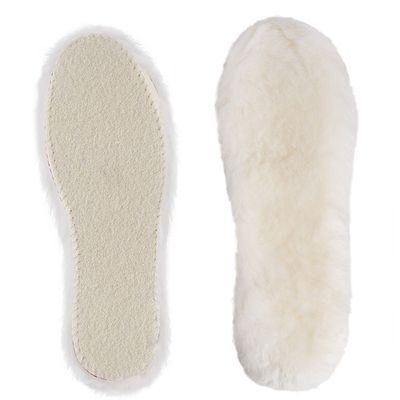 日本加绒棉毡皮毛一体保暖鞋垫