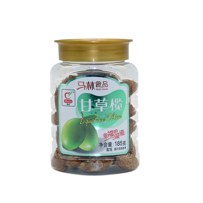 185g甘草榄青绿蜜饯马林