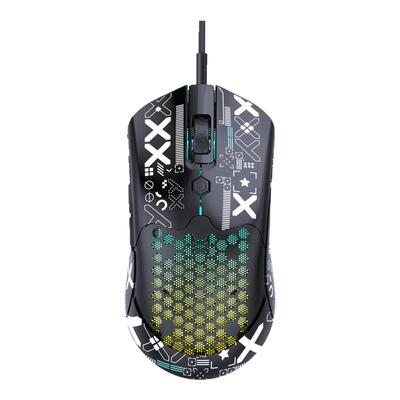 游戏鼠标有线轻量化电竞专业12000DPI洞洞客化鼠标发光AW3325M5