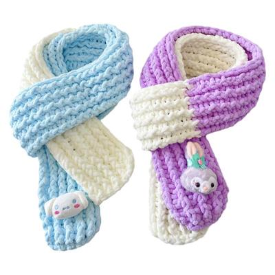 乐织手工diy编织卡通围巾