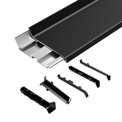 铝合金超薄金属双层踢脚线