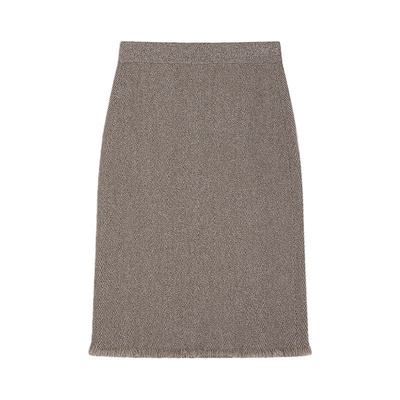 CRUSHCollection鱼骨纹半裙