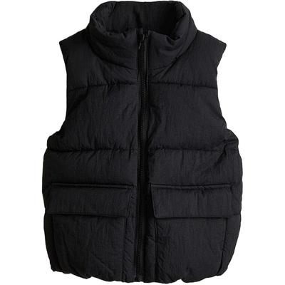 HM童装儿童男童棉服背心冬季可爱舒适保暖外出棉背心马甲1261626