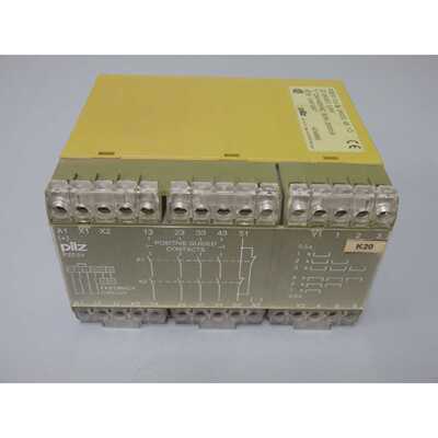 474965  Pilz  PZE5V Safety Relay 24VDC 3.5W Used