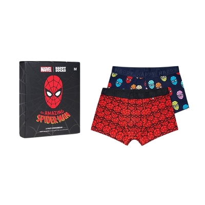 【春夏款】Happy Socks男士礼盒内裤漫威联名送男友节日平角裤