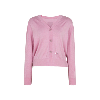 XG/雪歌XJ311002A216粉色毛针织衫时尚秋季新款长袖上衣女装