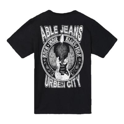 潮流印花纯棉短袖男女同款夏季装