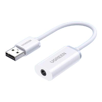 绿联USB转35mm转接线二合一声卡