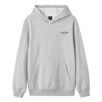 SKECHERS斯凯奇冬男款运动针织套头衫连帽卫衣 L424M023/01UV