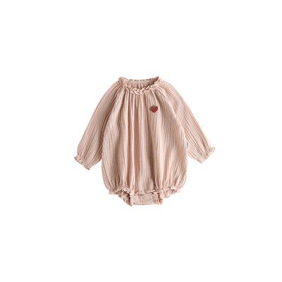 包屁衣全棉绉布爬服oakfamily