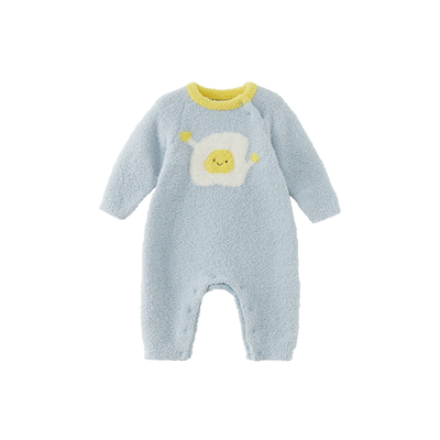 加绒连身衣爬爬舒适柔软冬季