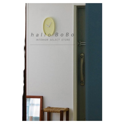 日本SHIKI豆腐块纸浆制装饰时钟