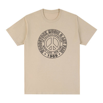 woodstock伍德斯托克音乐短袖T恤
