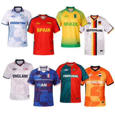 FIFA国际足联2026世界杯国家队助威服T恤短袖比赛/训练运动足球服