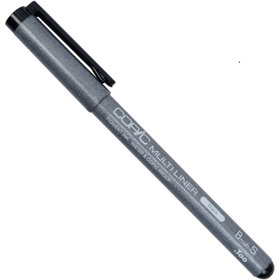 日本copic黑色软头勾线笔