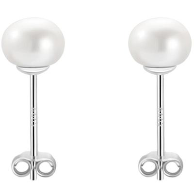 LNIEER天然珍珠女洗睡免摘耳钉