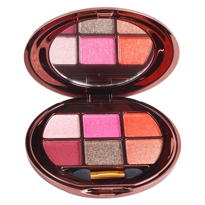 维妮小熊眼影亮晶晶大地色橘色系正品亮片珠光眼影盘新款便携新手