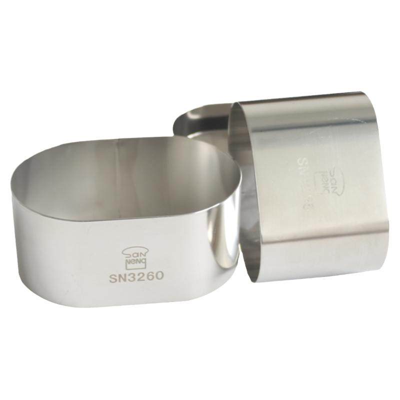 三能椭圆圈单个半熟芝士模不锈钢蛋糕切模 SN3256烘焙模具_虎窝淘