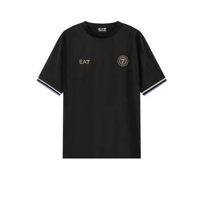 阿玛尼男士圆领短袖T恤