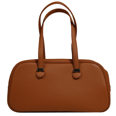 EZRO头层牛皮高级简约波士顿包