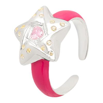 Dare买手店 oups！星愿折纸戒指彩色饰品小众原创高级y2k首饰复古