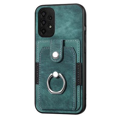 卡包带指环适用三星a53手机壳防摔A54保护套A52零钱包A33卡包A25卡夹A32放卡片A13支架a71 a51插卡5g外壳卡套