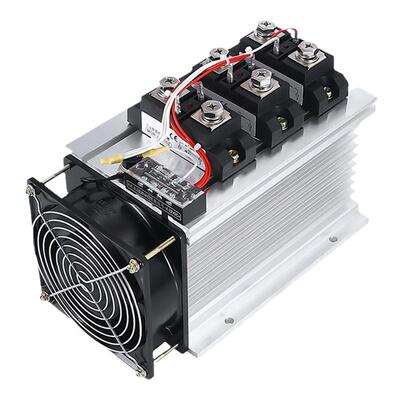 工业级固态继电器12v24v/220V380vSSR三相直流控交流100A200A300A