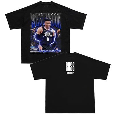 欧美高街美式篮球复古人像nba