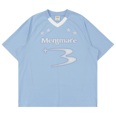 个性撞色oversize休闲中性风上衣