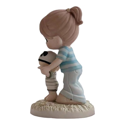 Precious Moments水滴娃娃妈妈带儿子陶瓷人物摆件家居艺术