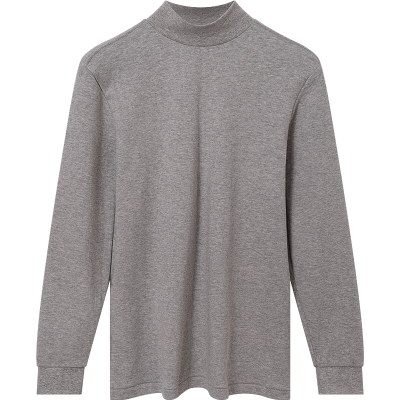 宜而爽男士棉质中领秋衣单上衣