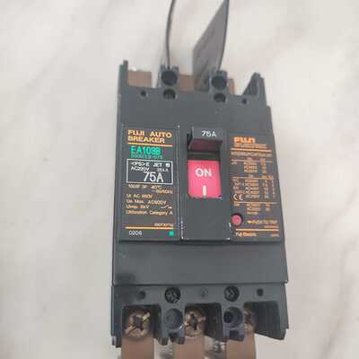 议价富士EA103B/BB3EEB-075 断路器75A空气开关原装正品