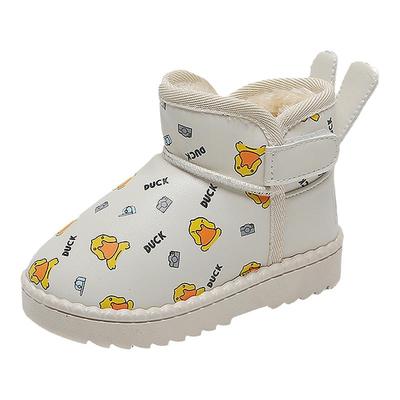 冬季新款儿童加绒保暖雪地靴