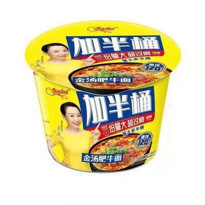 120克面饼加半桶桶装泡面整箱