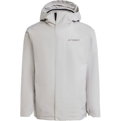 Adidas/阿迪达斯正品户外男士抗风透湿三合一冲锋衣IX5627