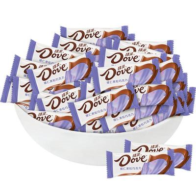 德芙榛仁果粒巧克力散装喜糖果