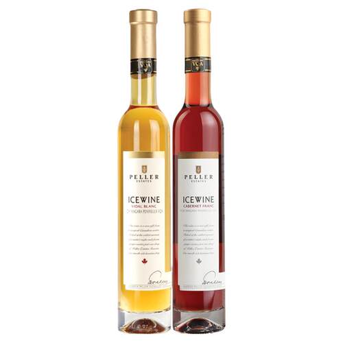 Peller皮勒冰酒加拿大进口VQA雷司令品丽珠甜型冰白葡萄酒礼盒_虎窝淘