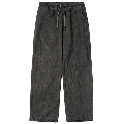 SR.Lot.Kaku.Shibu/Labor pants.GL103B 古法柿染 宽舒阔腿长裤