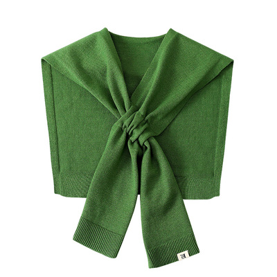 春秋夏季针织韩版女纯色披肩装饰