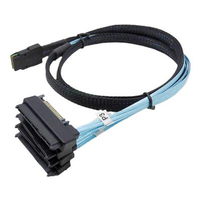 SFF-8087 Mini SAS线 36P 对SFF-8482 SAS 29P硬盘阵列线4sas