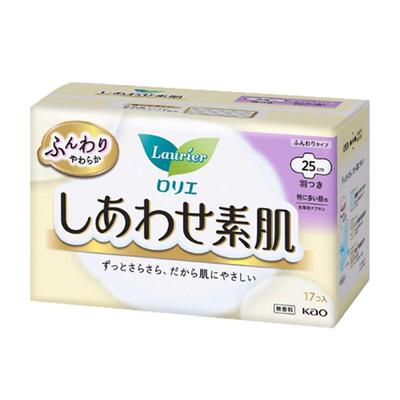 花王乐而雅素肌卫生巾全面透气