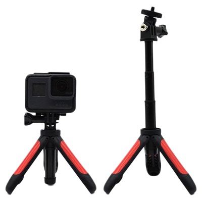 shorty桌面自拍杆三脚架便携vlog手持云台运动相机GoPro大疆适用