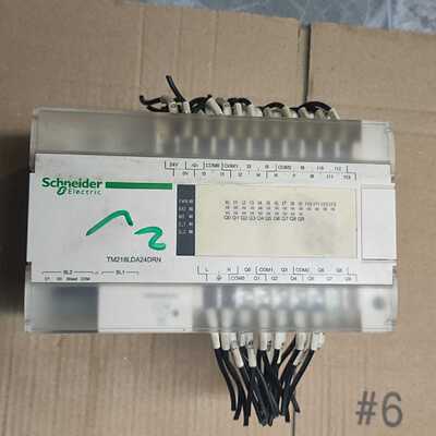在线议价施耐德PLC模块 TM218LDA24DRN，拆机品，功能完
