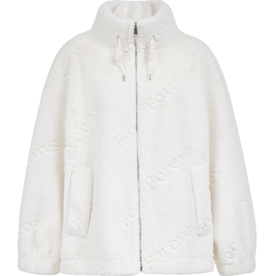 VeroModa毛茸拉链外套