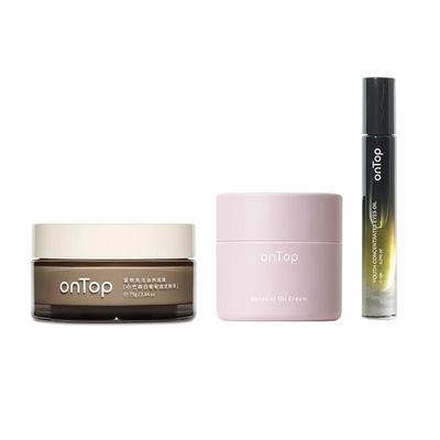 onTop纯净油养套组油霜50g+眼油8ml+油养面膜75g女面霜清爽保湿