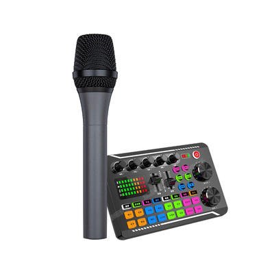 防串麦克风话筒声卡弹幕设备套装