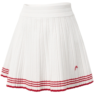 HEAD海德条纹学院风A字针织裙女