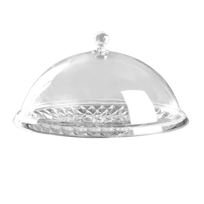 水果盘试吃盘圆形透明展示盘托盘