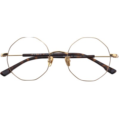 PORTS眼镜架女圆框细框近视小脸